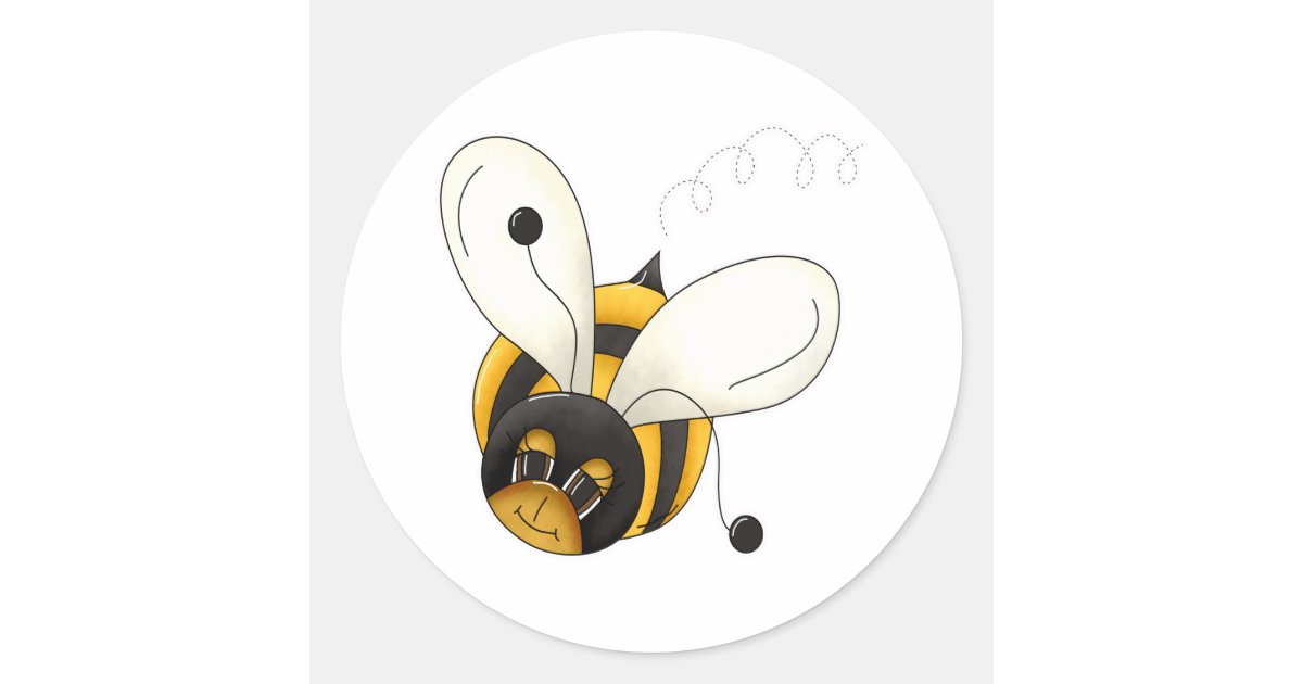 Bumblebee Classic Round Sticker | Zazzle