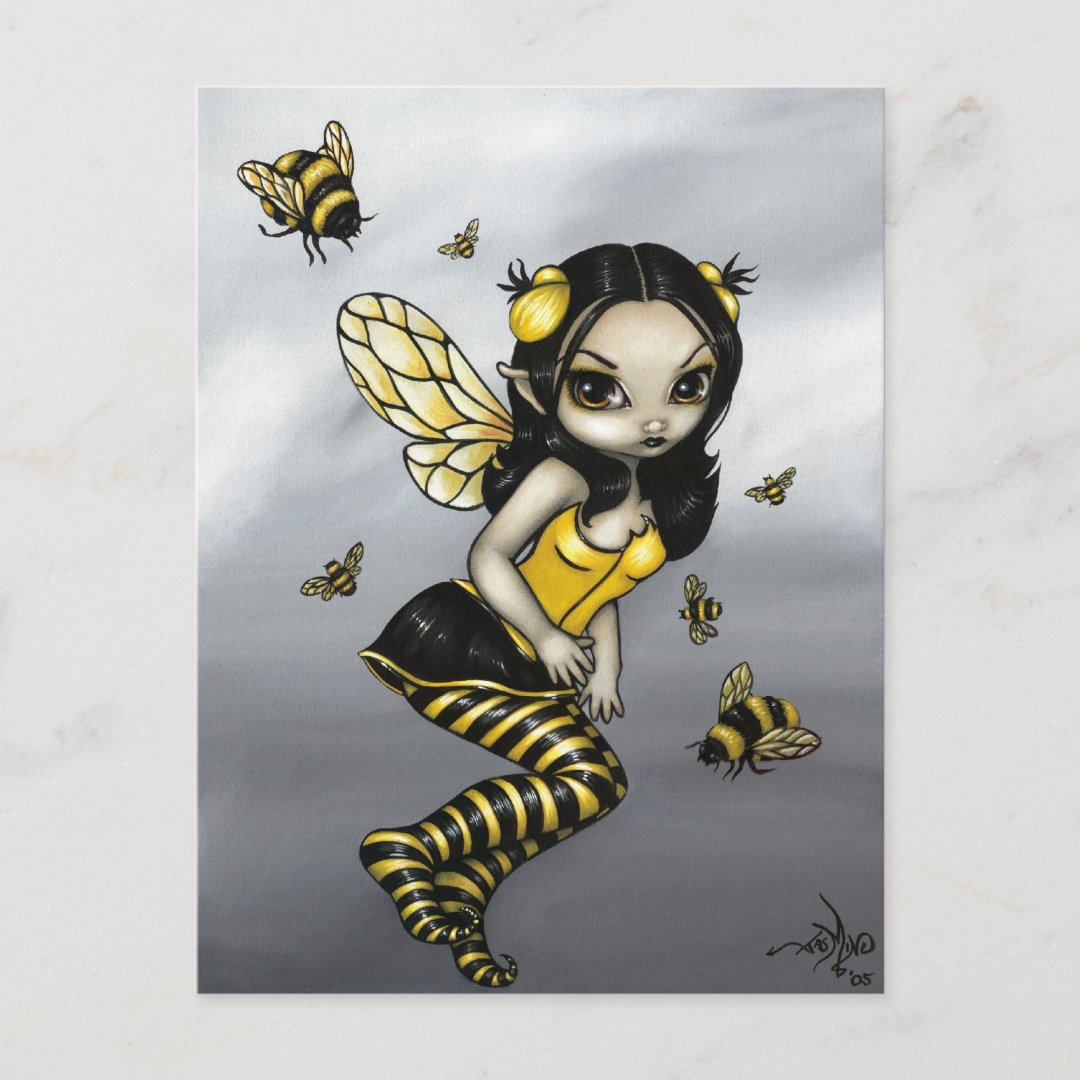 "Bumblebee Fairy" Postcard | Zazzle