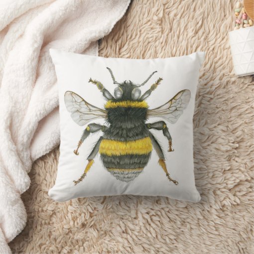 Bumblebee Throw Cushion | Zazzle