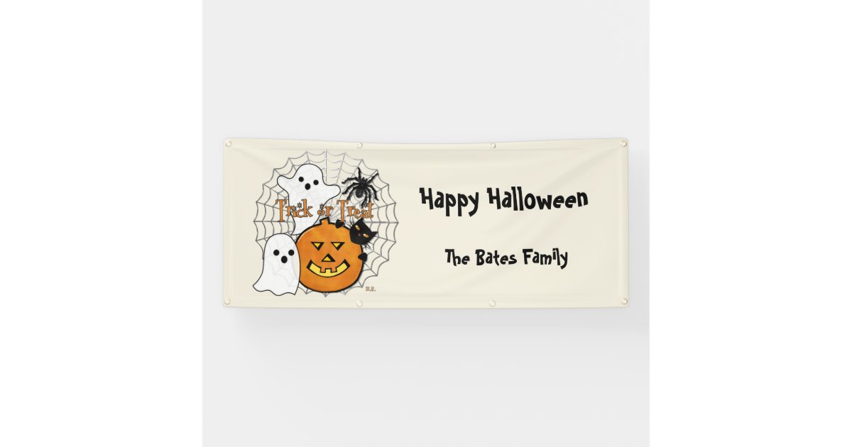Bump in the Night Halloween Banner | Zazzle