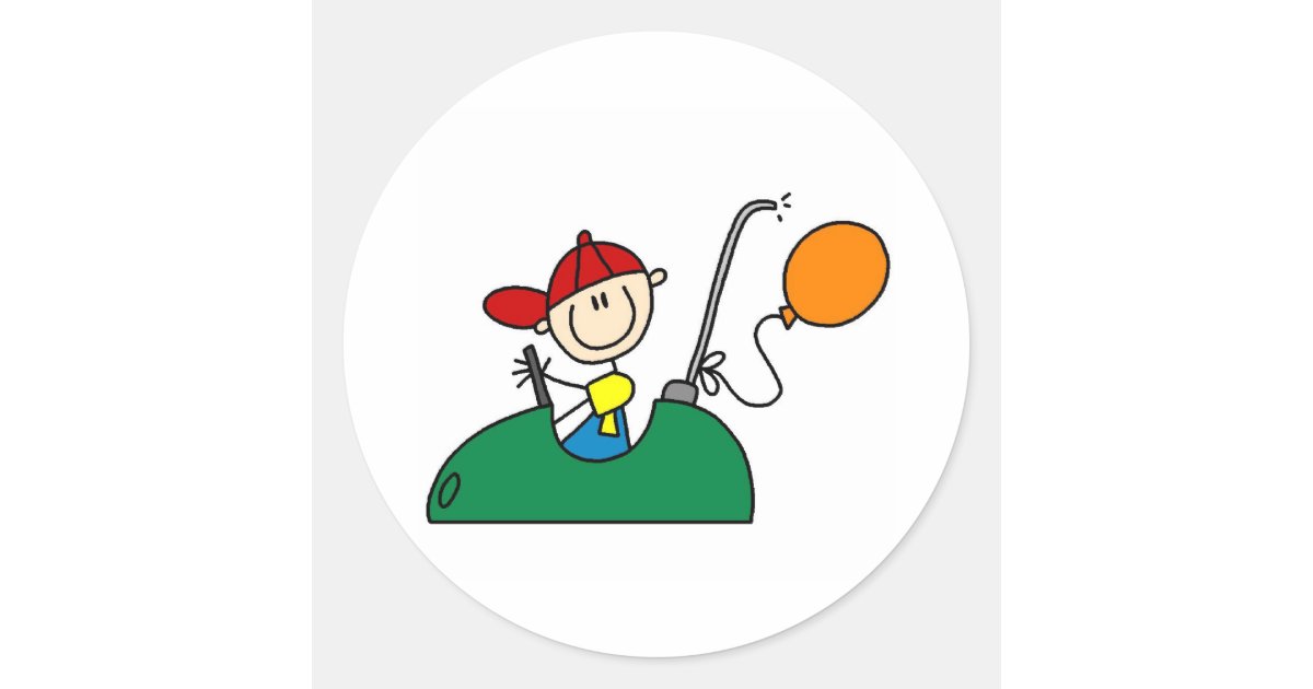 Bumper Cars Sticker | Zazzle