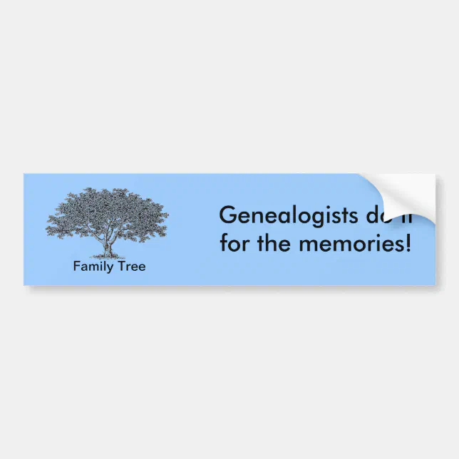 Bumper Sticker - Family Tree | Zazzle