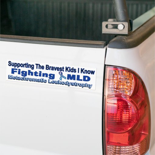bumper sticker MLD awareness | Zazzle
