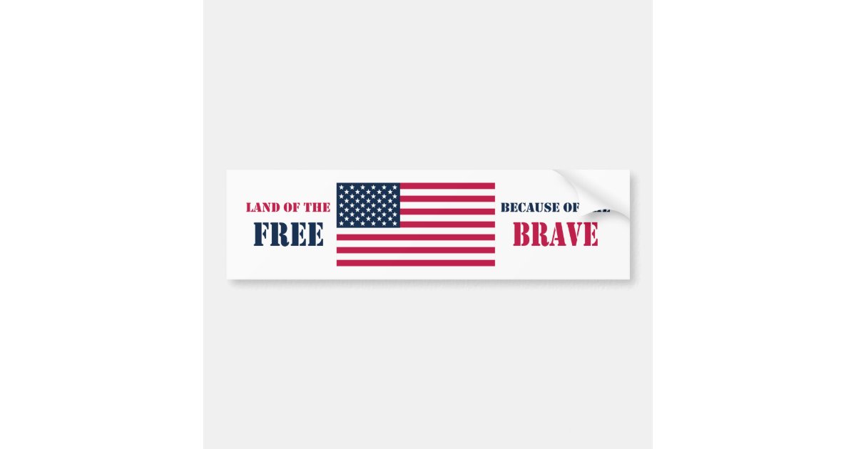 Bumper Sticker (Patriotic) | Zazzle