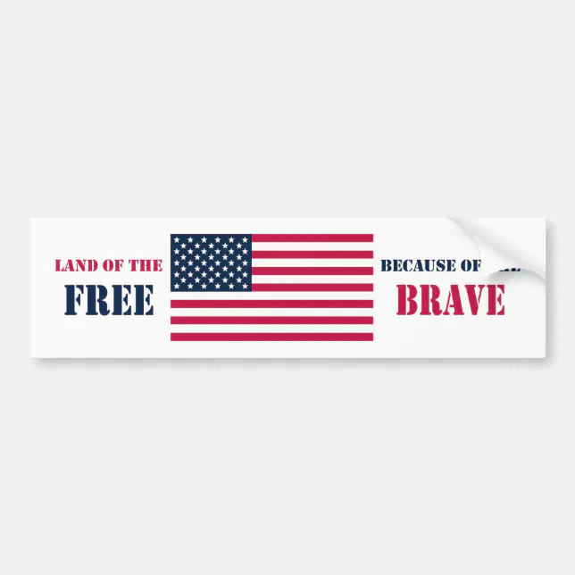 Bumper Sticker (Patriotic) | Zazzle
