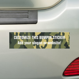 Bumper Sticker Template | Zazzle