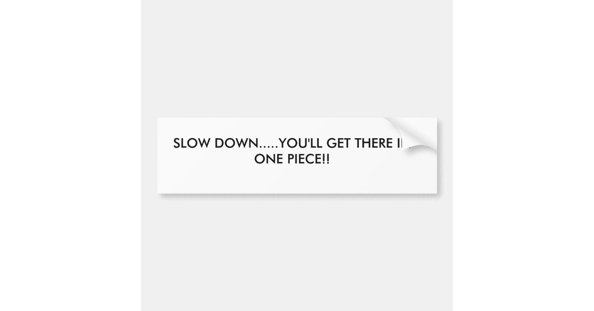 Bumper Sticker Template | Zazzle