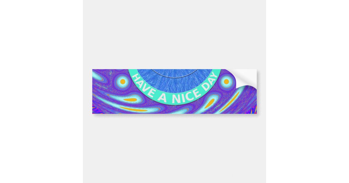 Bumper Sticker Template Car Bumper Sticker | Zazzle