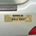 Bumper Sticker Template Car Bumper Sticker | Zazzle