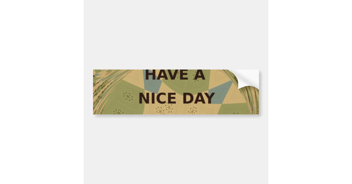 Bumper Sticker Template Car Bumper Sticker | Zazzle