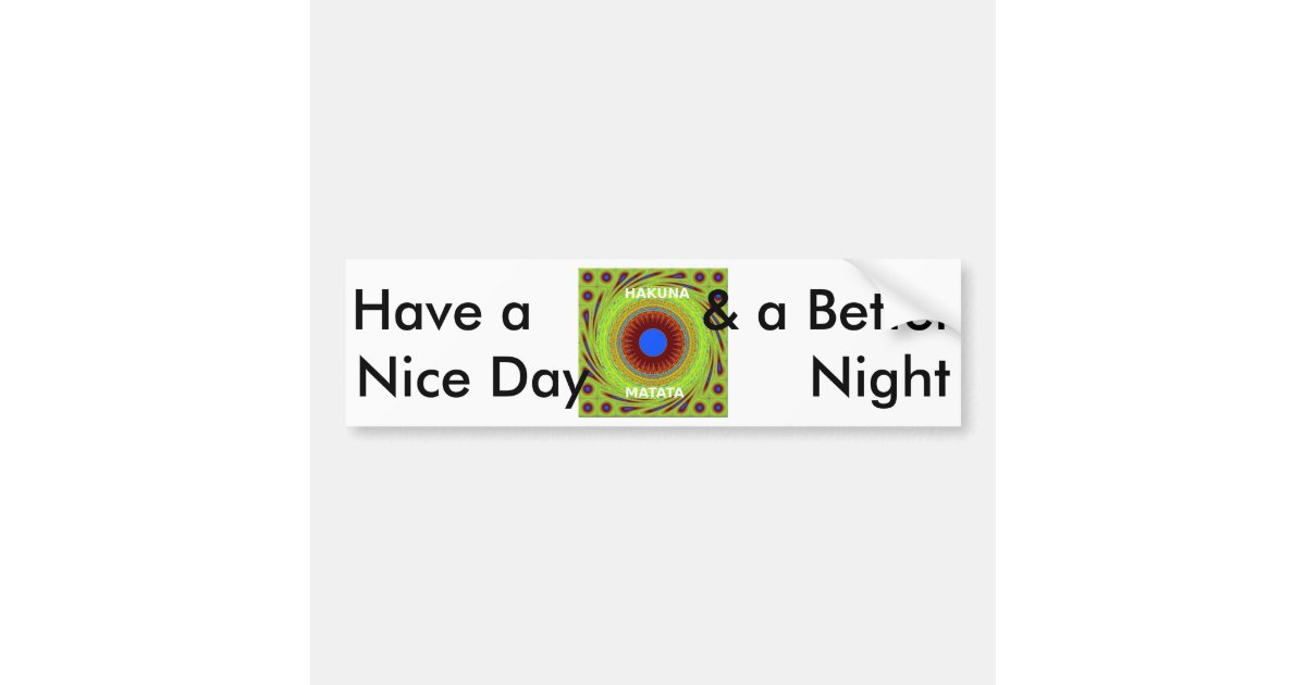 Bumper Sticker Template Car Bumper Sticker | Zazzle