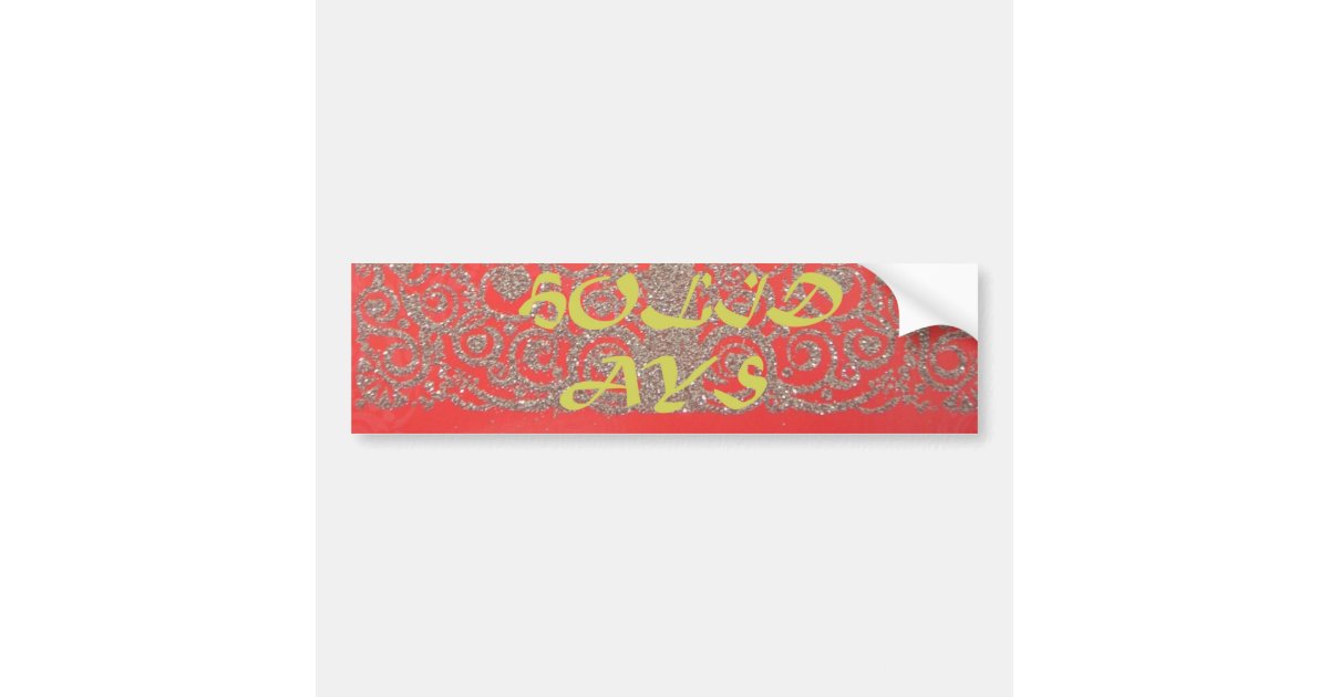 Bumper Sticker Template Car Bumper Sticker | Zazzle