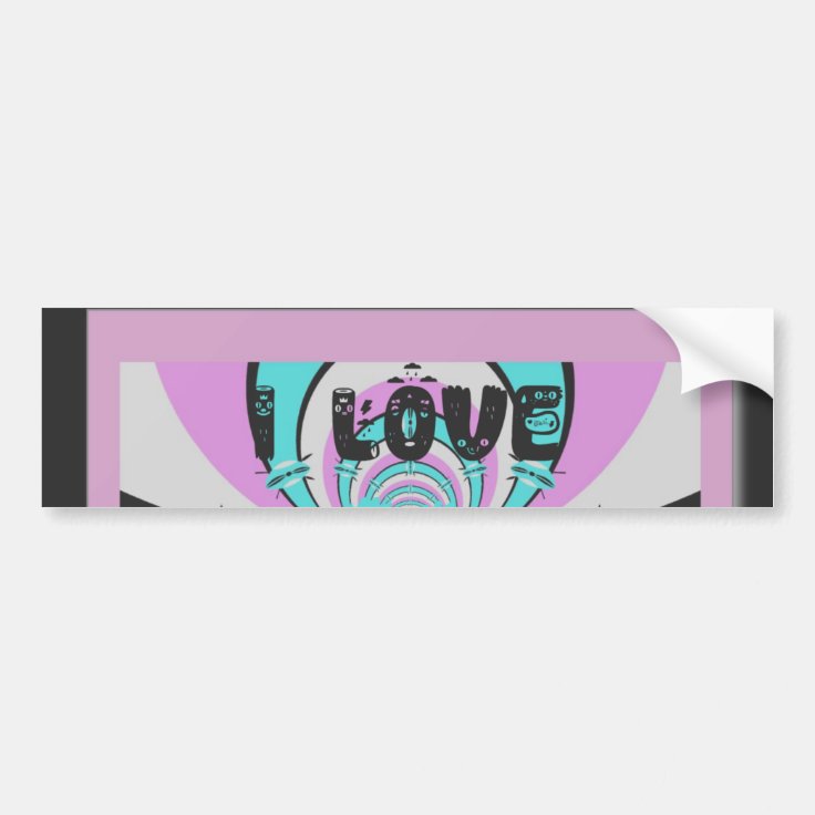 Bumper Sticker Template Car Bumper Sticker | Zazzle