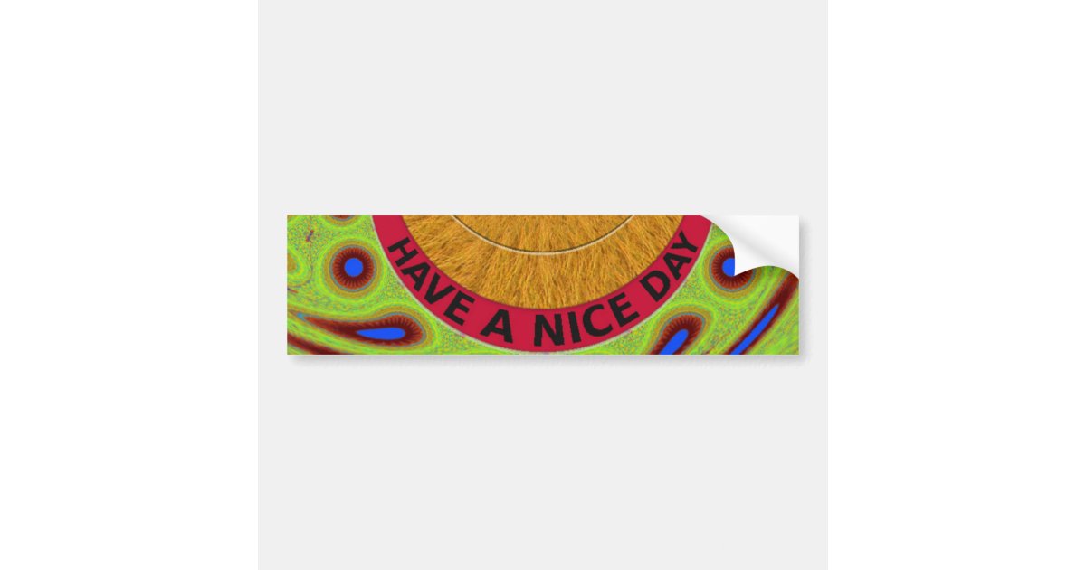 Bumper Sticker Template Car Bumper Sticker | Zazzle
