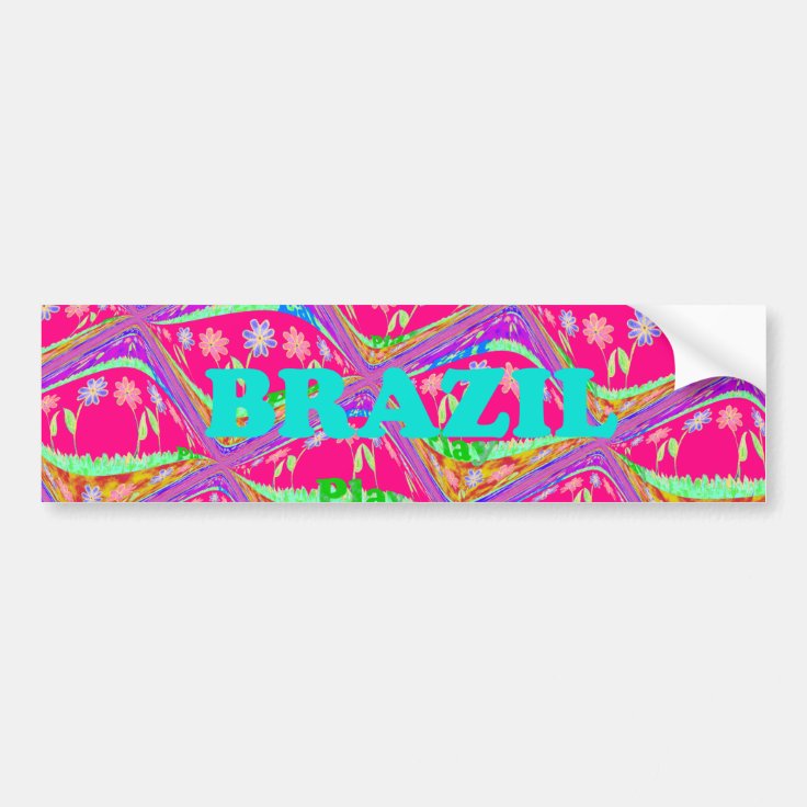 Bumper Sticker Template Car Bumper Sticker | Zazzle