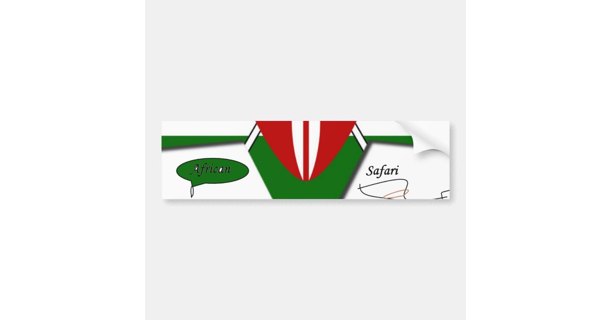 Bumper Sticker Template Car Bumper Sticker | Zazzle