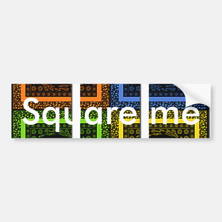 Bumper Sticker Template Car Bumper Sticker | Zazzle