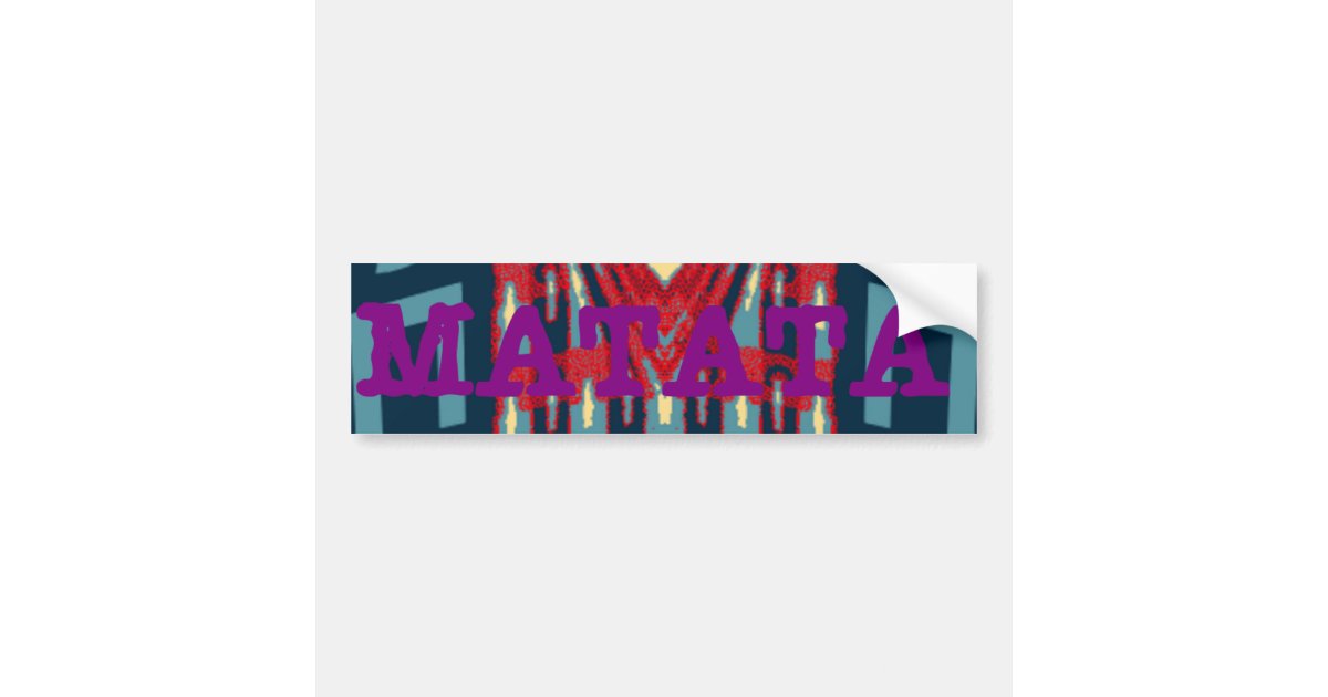 Bumper Sticker Template Car Bumper Sticker | Zazzle