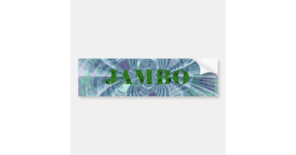 Bumper Sticker Template Car Bumper Sticker | Zazzle