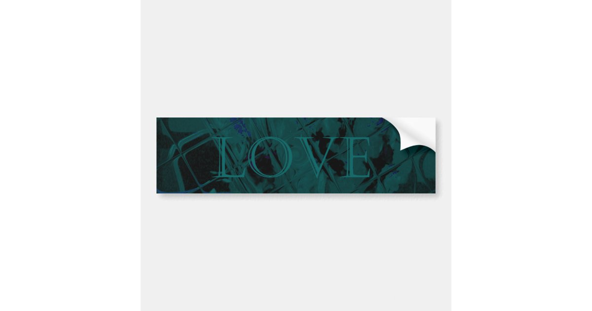 Bumper Sticker Template Car Love | Zazzle