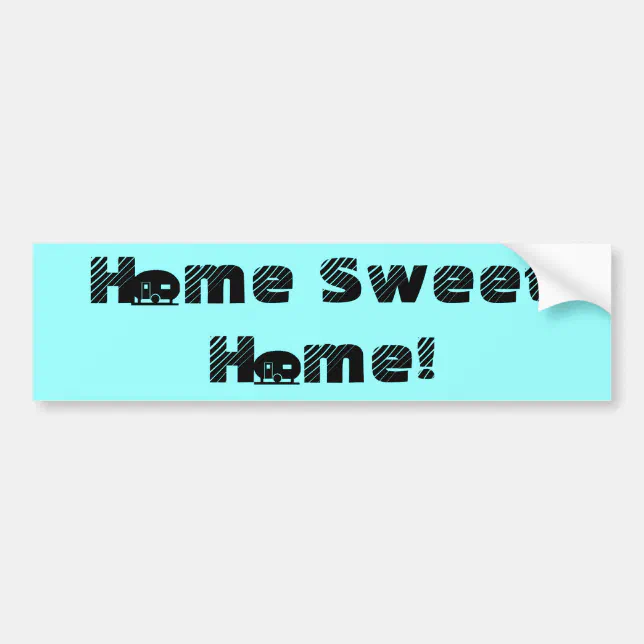 Bumper Sticker Vintage Camper RV Travel Trailer | Zazzle
