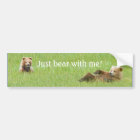 Bear arms Grizzly Bear Bumper Sticker | Zazzle.com