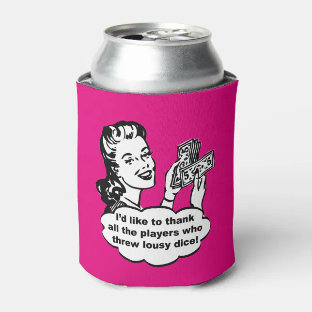 Bunco Gift Prize Can Cooler | Zazzle