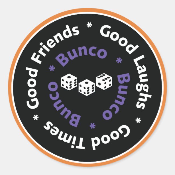 Bunco Stickers - 100% Satisfaction Guaranteed | Zazzle