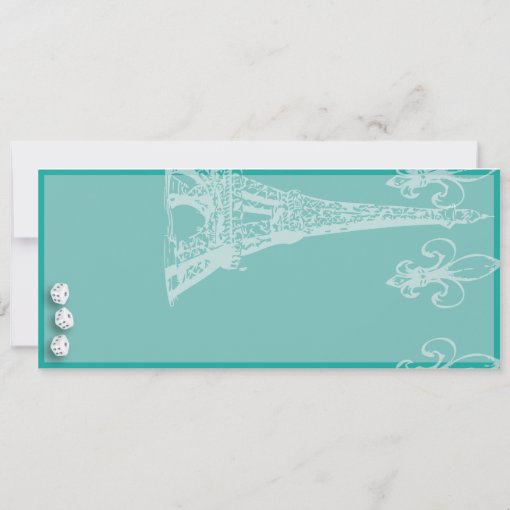 Bunco In Paris Invitation By Artinspired | Zazzle