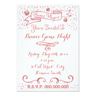 Bunco Invitations & Announcements | Zazzle
