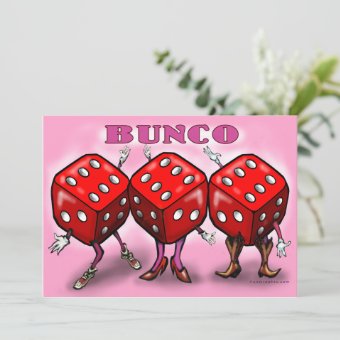 Bunco Party Invitation | Zazzle