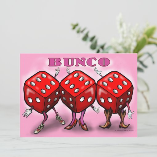 Bunco Party Invitation | Zazzle