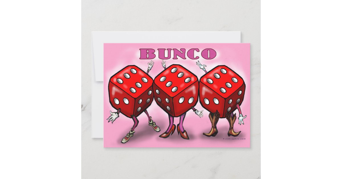 Bunco Party Invitation | Zazzle