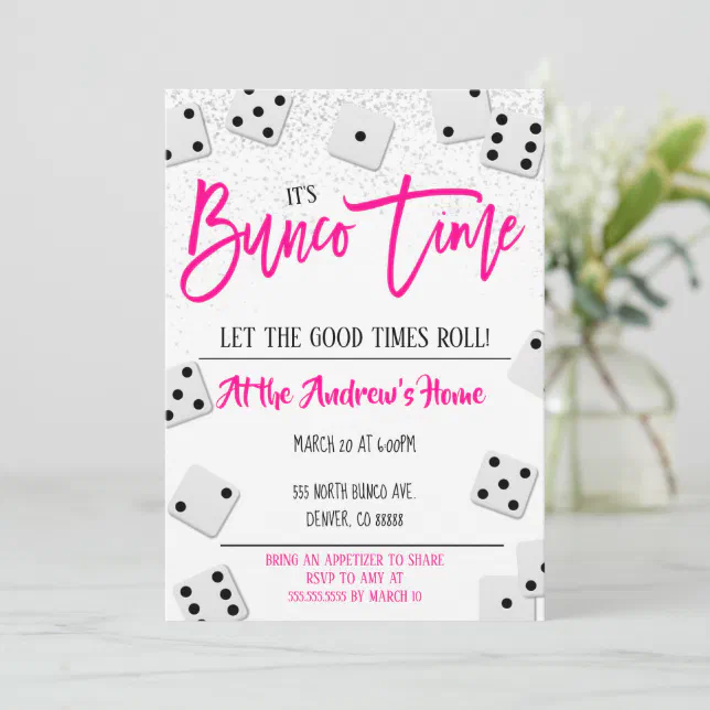 Bunco Party Invitation | Zazzle