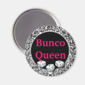 Bunco Queen Classic Design Magnet | Zazzle