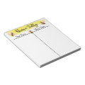Bunco Table Tally Score Sheet Bee Notepad | Zazzle