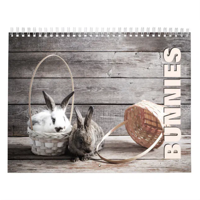Bunnies Wall Calendar | Zazzle