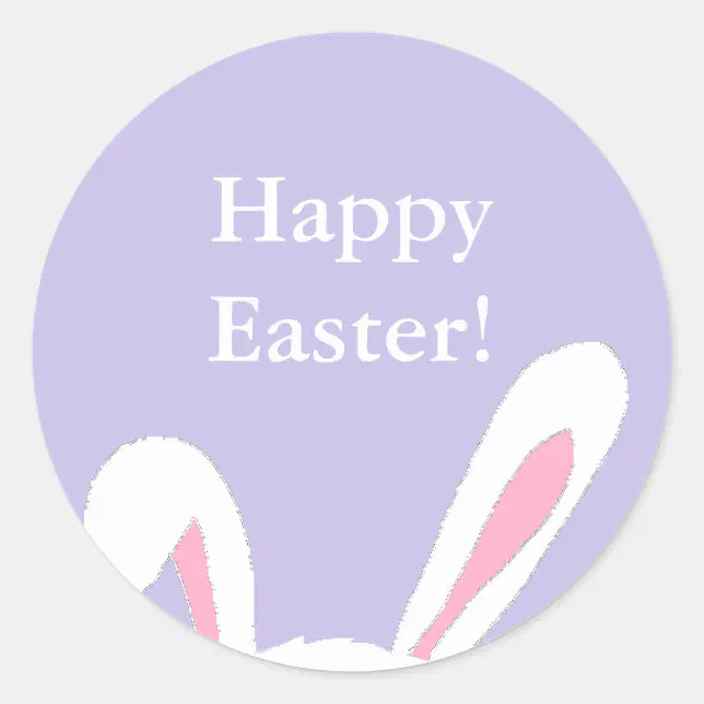 "Bunny Ears" Stickers | Zazzle