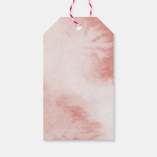Bunny Girl Baby Shower Thanks for Hopping By Gift Tags | Zazzle
