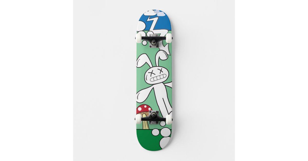 Bunny Graffiti Skateboard Deck | Zazzle