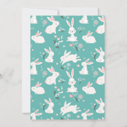 Bunny Hop Easter Brunch Invitation | Zazzle