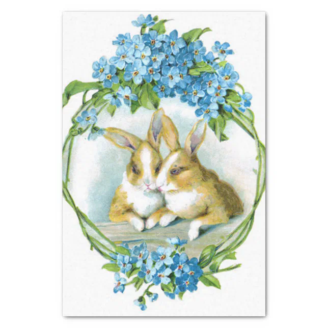 Bunny Love Tissue Paper | Zazzle