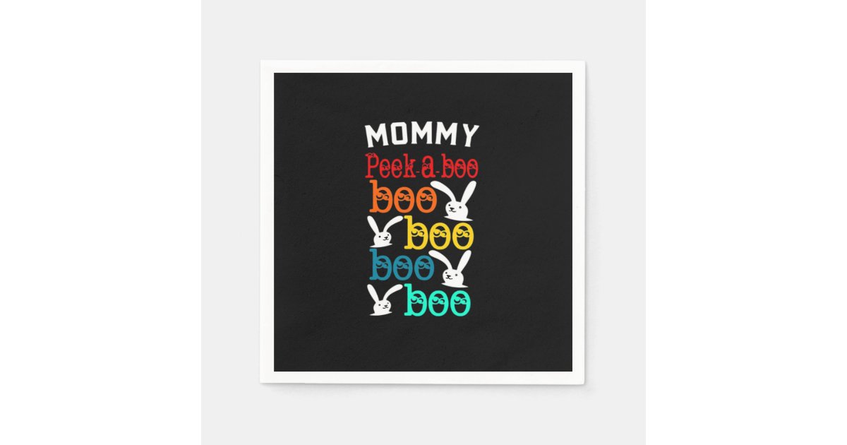 Bunny Peekaboo Game For Novelty Kids Adults Napkins | Zazzle