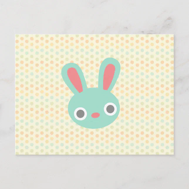 Bunny postcard | Zazzle