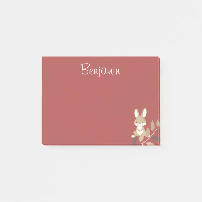 Bunny Rabbit Adorable Post-it Notes | Zazzle