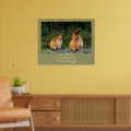 BUNNY RABBIT ART & Poem for Kids Poster | Zazzle