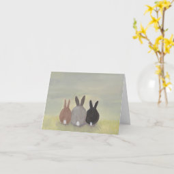 Bunny Rabbit Card | Zazzle