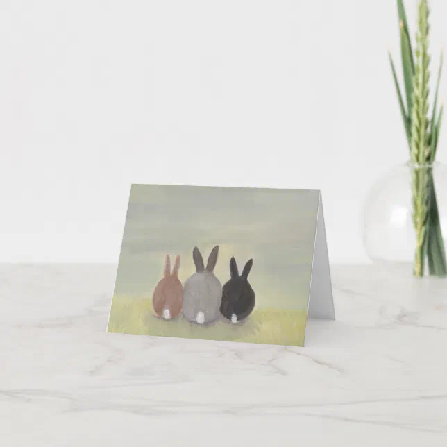 Bunny Rabbit Card | Zazzle