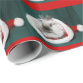 Bunny rabbit Christmas Wrapping Paper | Zazzle