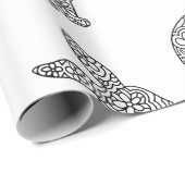 Bunny Rabbit Coloring Wrapping Paper | Zazzle